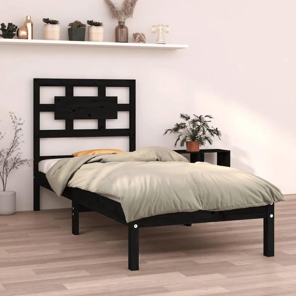 vidaXL Rám postele masivní dřevo 75 x 190 cm Small Single [3105629] Barva: Přírodní