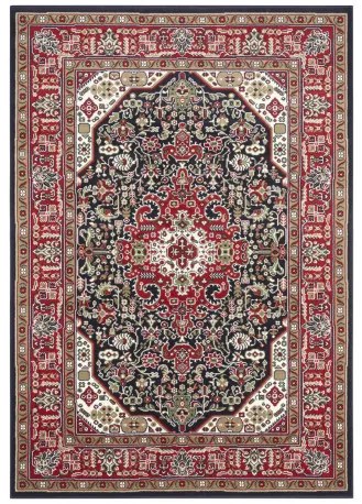 Nouristan - Hanse Home koberce Kusový koberec Mirkan 104096 Navy Červená - 80x150 cm