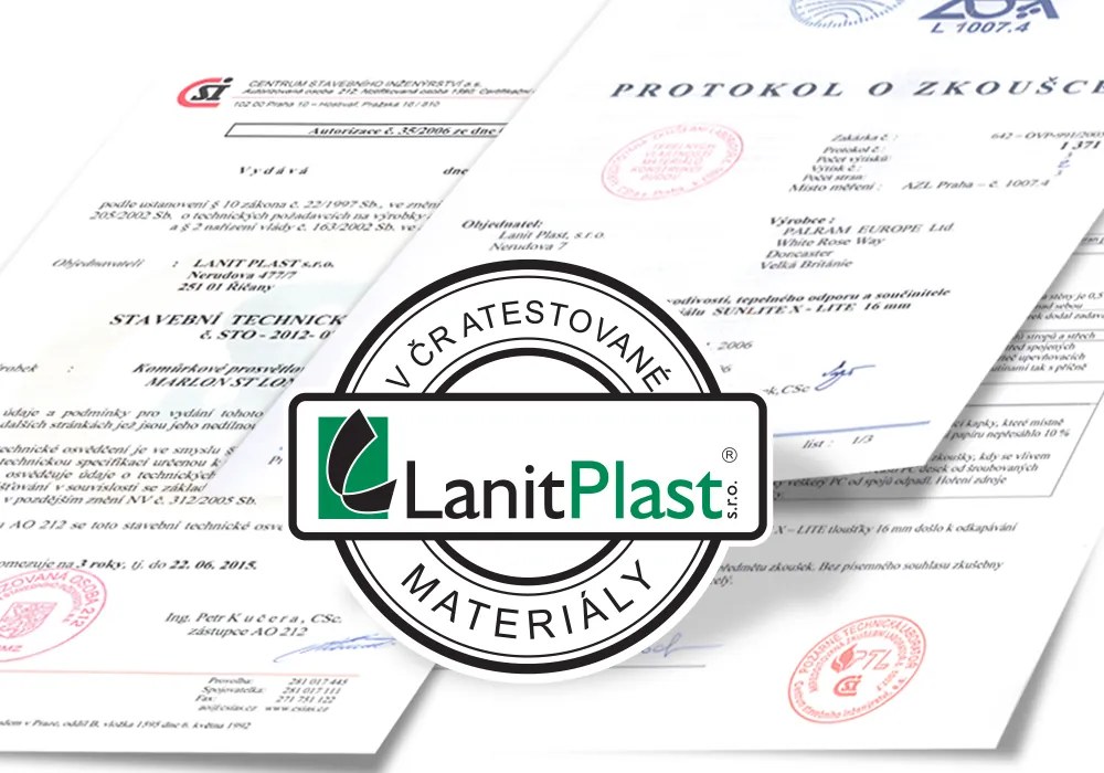 LANIT PLAST, s.r.o. skleník VITAVIA IDA 1300 PC 6 mm zelený LG565