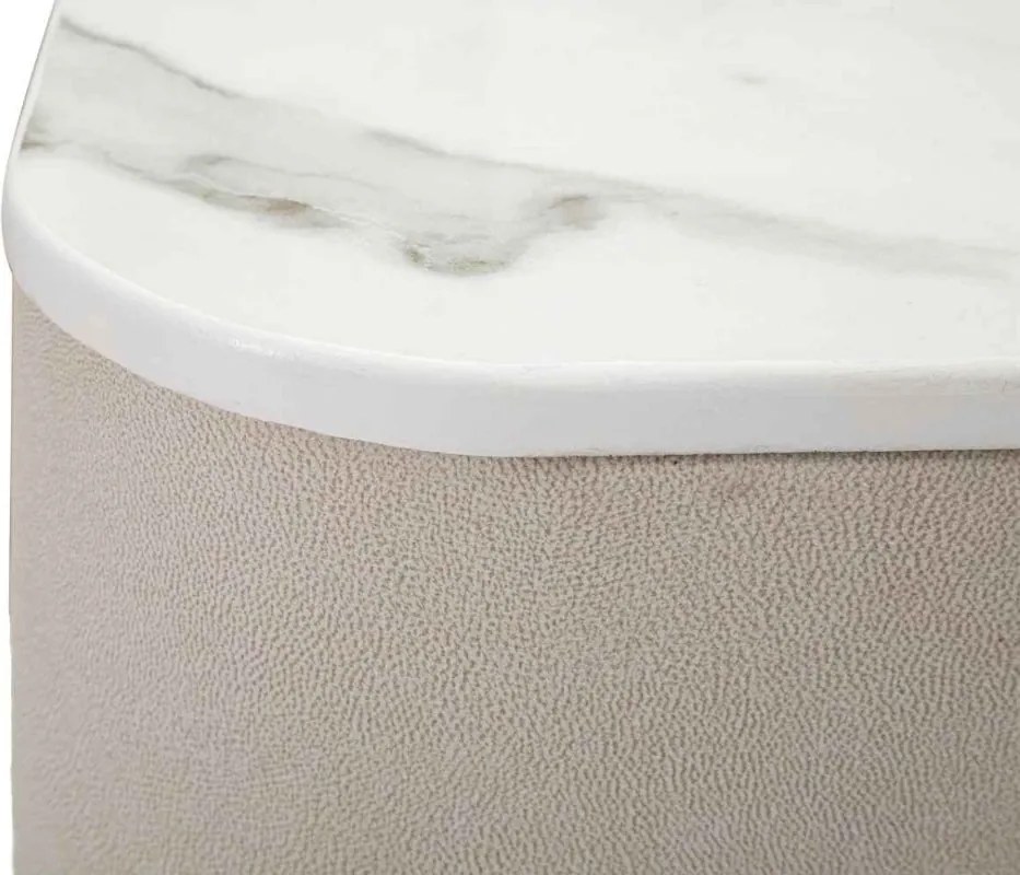 Designový toaletní stolek Ondelette 120 cm krémový