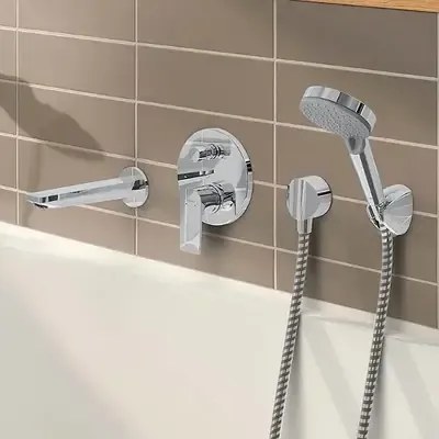 Hansgrohe Rebris E - Vanová vpusť chrom