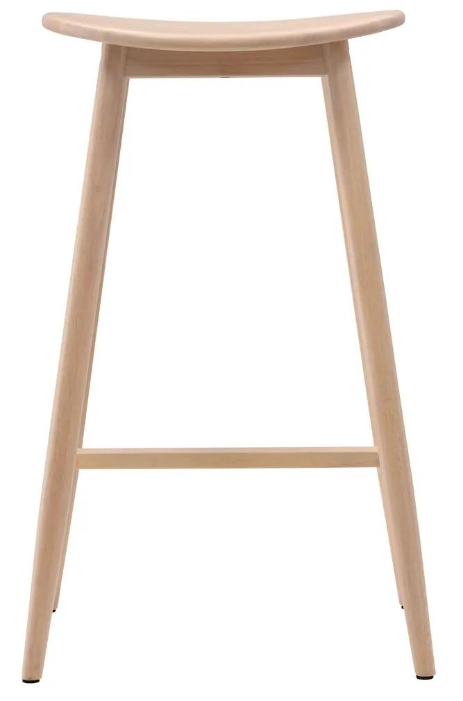 Barová židle Orust, smetanová, 43.5x37x76.5