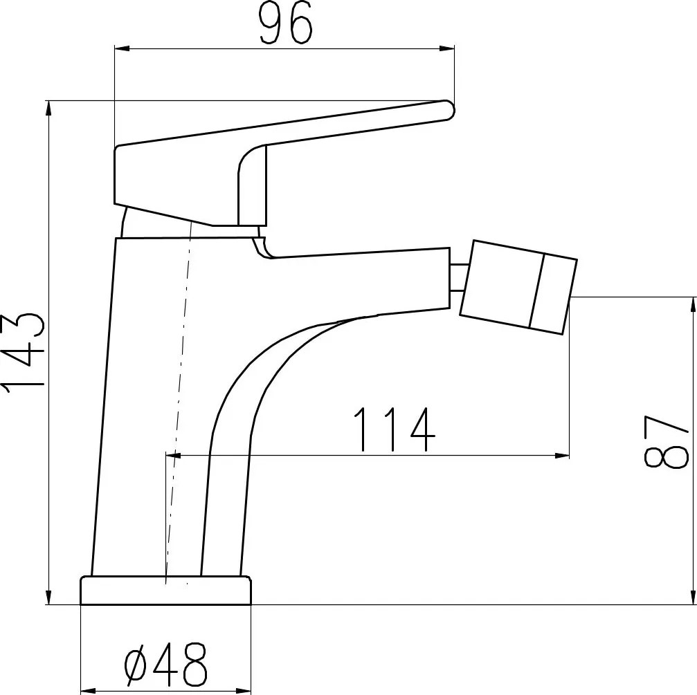 Slezák - RAV Bidetová baterie s výpustí COLORADO - CO145.xKZ, Zlatá lesk Připojovací hadičky - závit: 1/2"