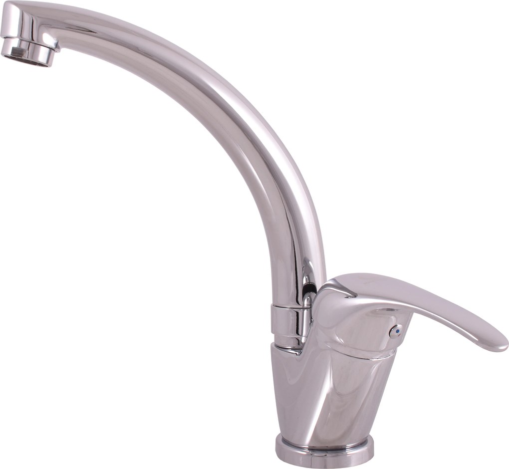 Slezák - RAV Dřezová baterie SÁZAVA - SAx06.x/2, Chrom Připojovací hadičky - závit: 1/2", Typ ovládací páky: Ovládací páka č.: 0 - (SA006.5/2)