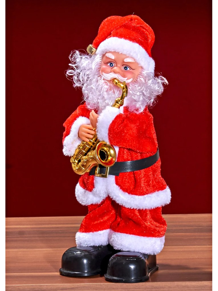 Santa Claus se saxofonem