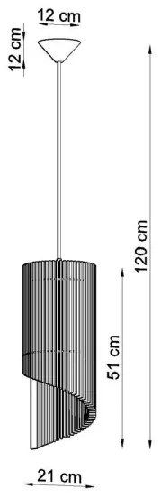 Sollux SL.0640 - Lustr na lanku ALEXIA 1xE27/60W/230V