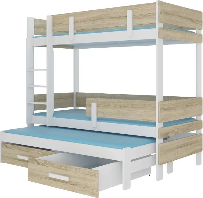 Patrová postel třílůžková ETAPO 200x90
