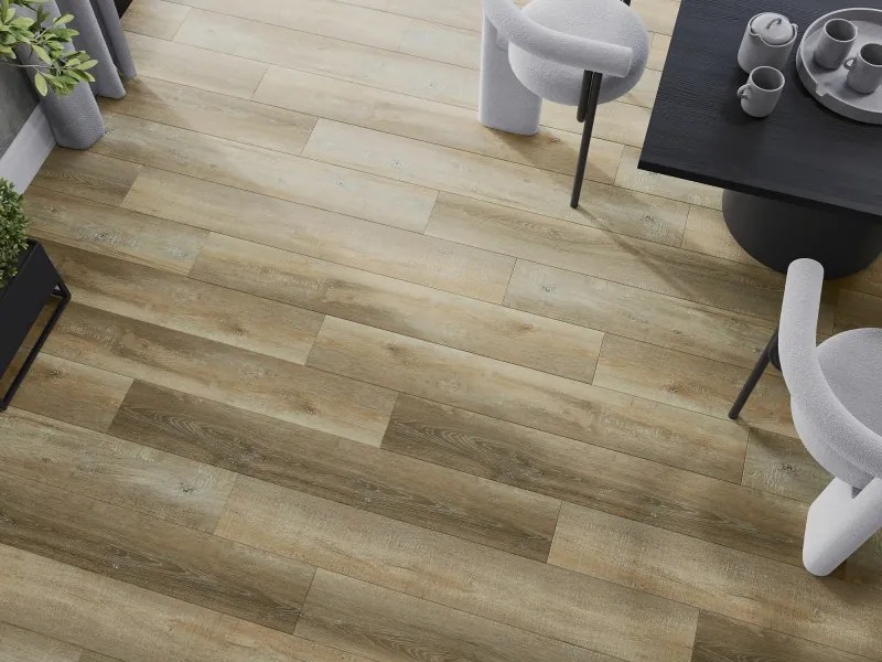 Mexen Cortland vzorek vinylových panelů SPC 6,5 mm, podložka IXPE 1,5 mm, 4 V-drážka, Dub - F1008-S