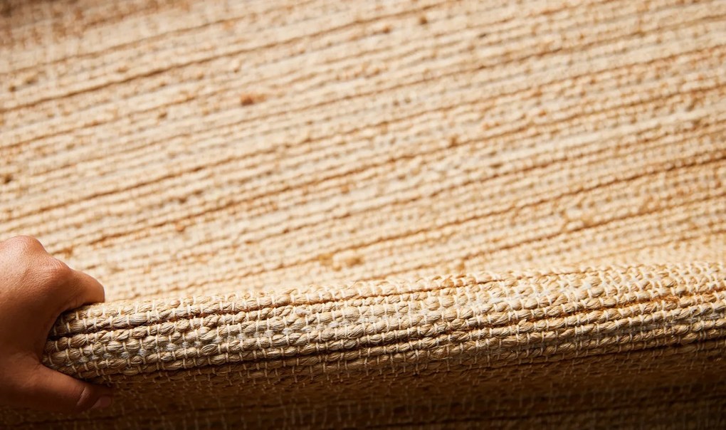 Diamond Carpets India, Ručně vázaný kusový koberec Mykonos DE 2007 Natural Mix, 120x170, béžová, chodba / předsíň