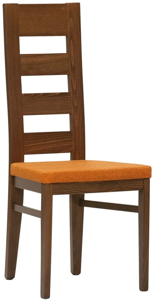 Stima Jídelní židle FALCO Odstín: Dub Halifax, Látky: BOLTON NEW arancio 1