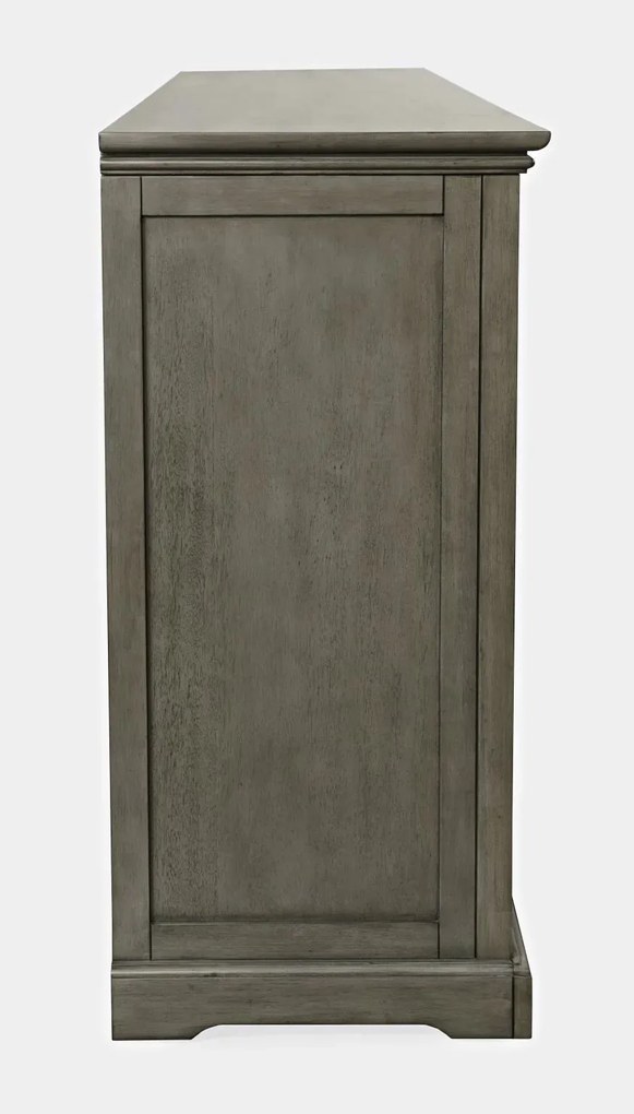 Komoda Avola 165 cm z masivu šalvějově šedá