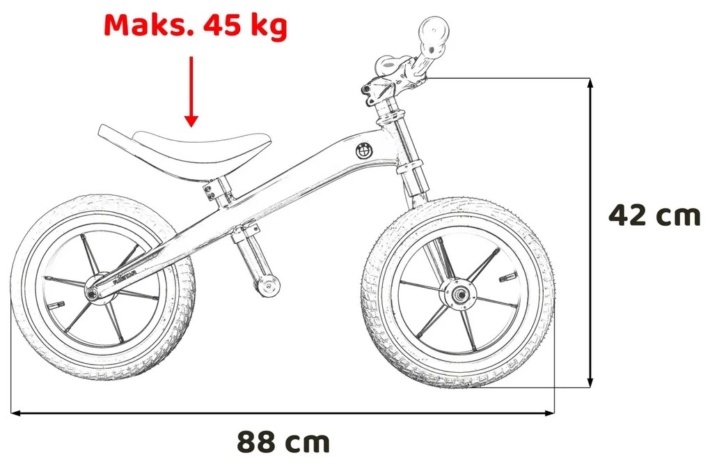 Dětské odrážedlo BMW Rastar