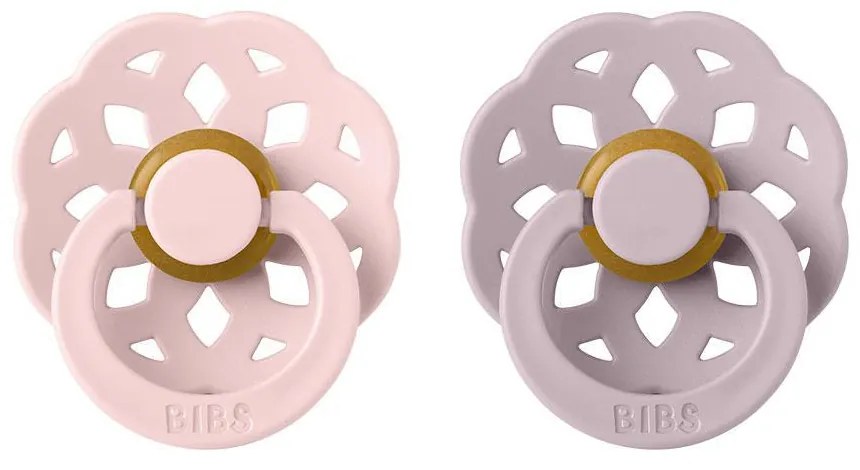 Bibs Dudlíky kaučuk 2 ks 0-6 měsíců Boheme Baby blue - Island sea