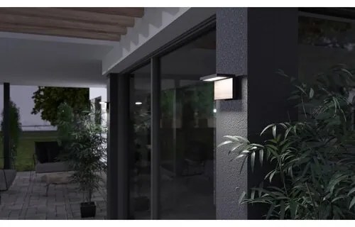 Panlux PN42300005 Zahradní LED nástěnné svítidlo Natura antracit, 12 W