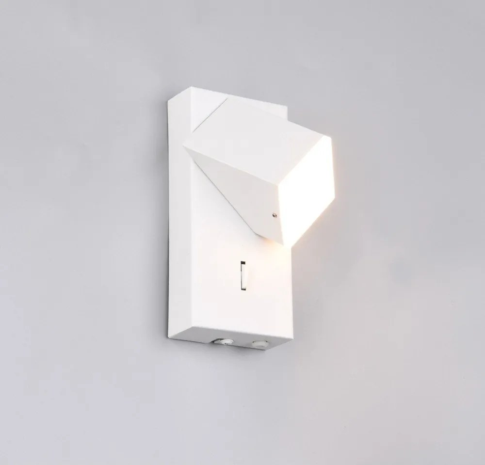 Bílé LED nástěnné svítidlo Raglan – Trio