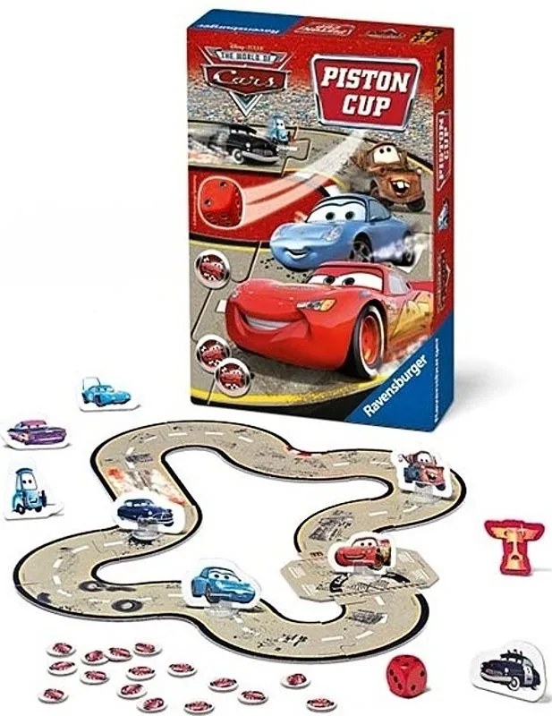 Dino hra Dětská desková hra Cars Piston Cup