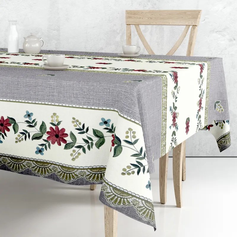 Ubrus PVC DC-1080 – Květinová elegance (různé velikosti)