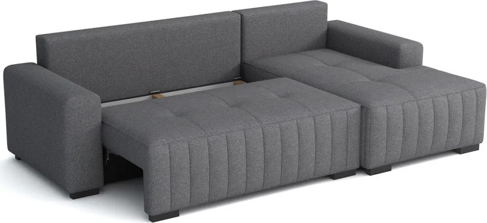 Malá sedací souprava HUGI | 240x140 cm | rozkládací + úložný prostor | VÝBĚR TKANIN