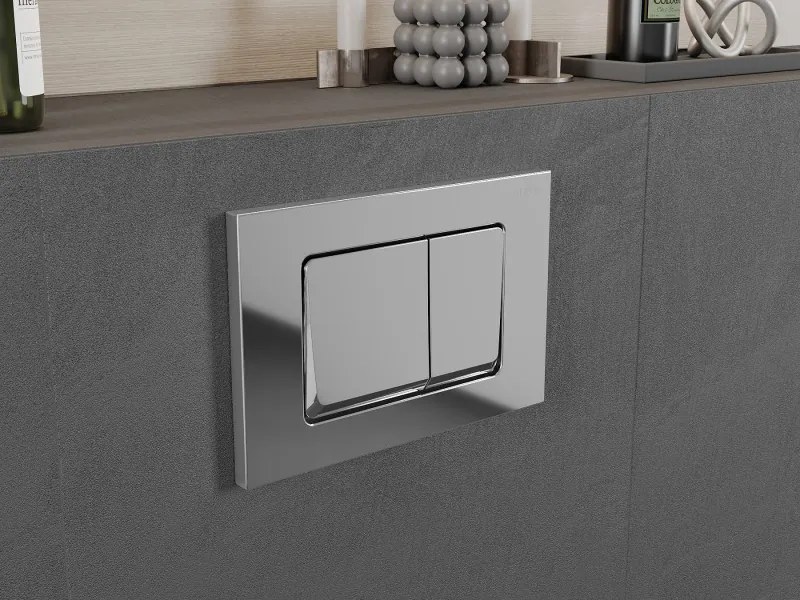 Mexen FENIX 10 - splachovací tlačítko pro Mexen modul FENIX XS, chrom lesklý, 601001