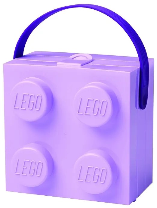 Lego, Svačinový box Box with handle | fialová