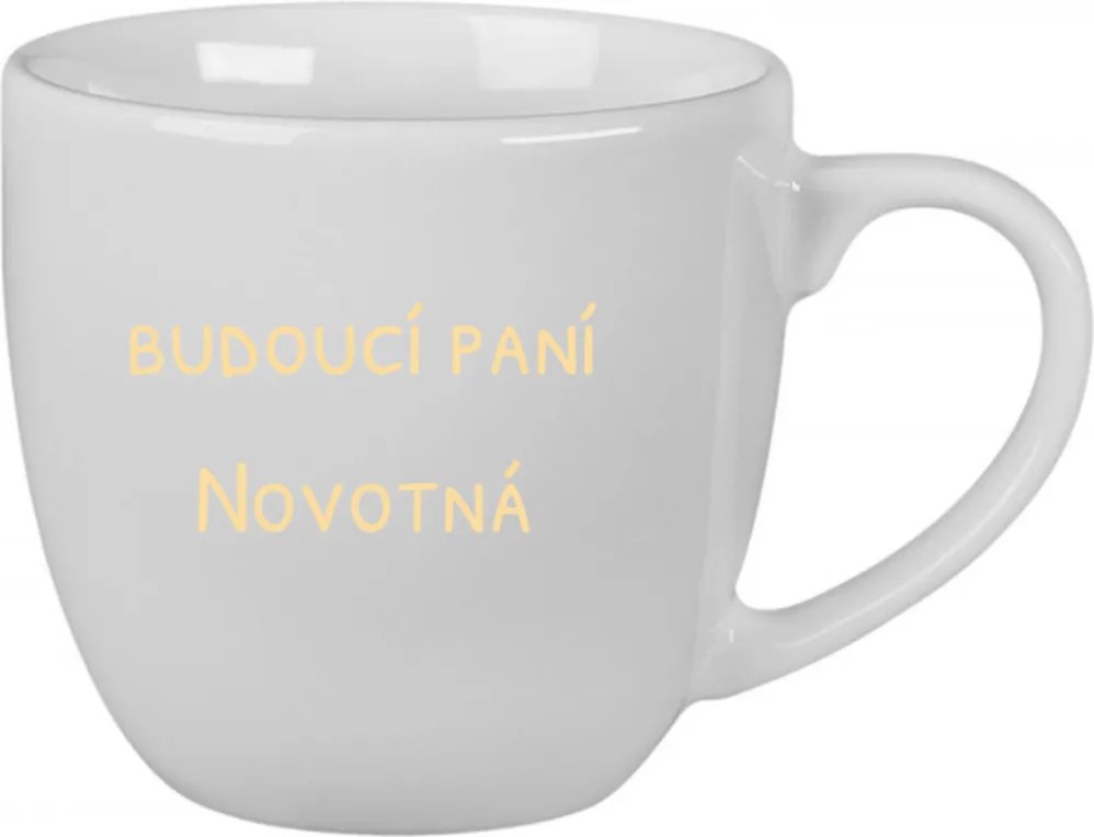 Personalizovaný keramický hrníček 400 ml - budoucí paní