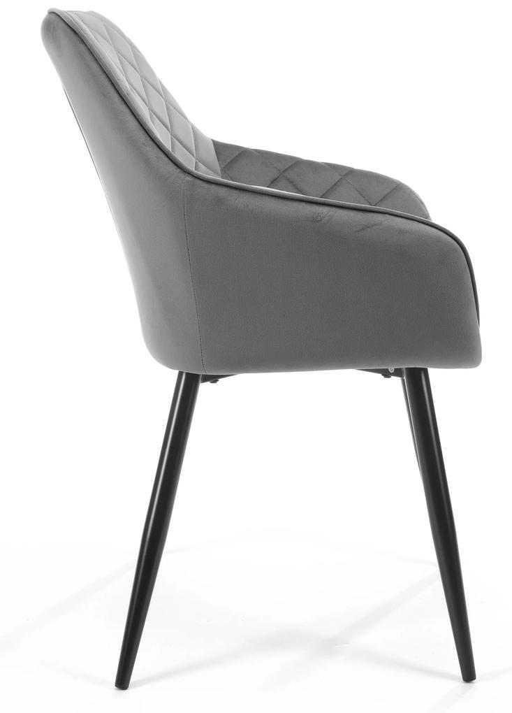 Konferenční židle Sunanda (šedá) (2ks). 1069503