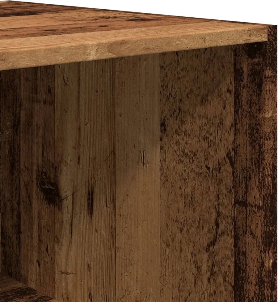 Šatní skříň old wood 80 x 50 x 200 cm kompozitní dřevo 3307727