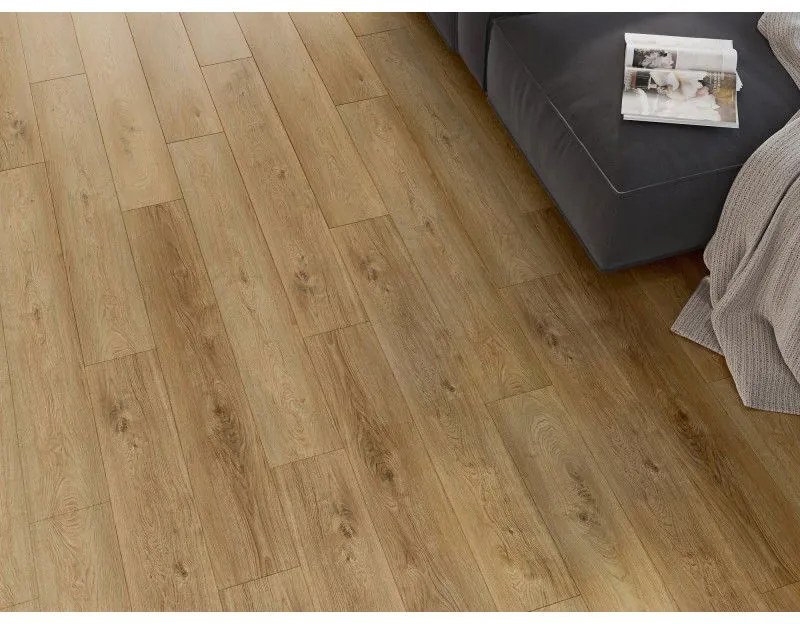 Mexen Sunset Hills, vinylová podlaha 1240x182 mm SPC 6,5 mm, IXPE 1,5 mm, 4stranná V-drážka, dub, F1037-1240-182-505-4V1-01