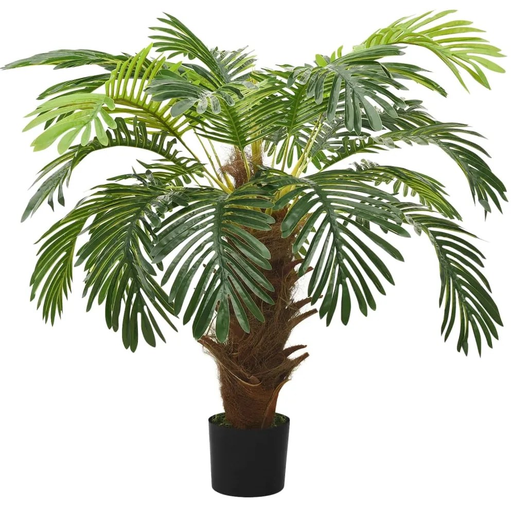 Umělý cykas japonský s květináčem 90 cm zelený 336306