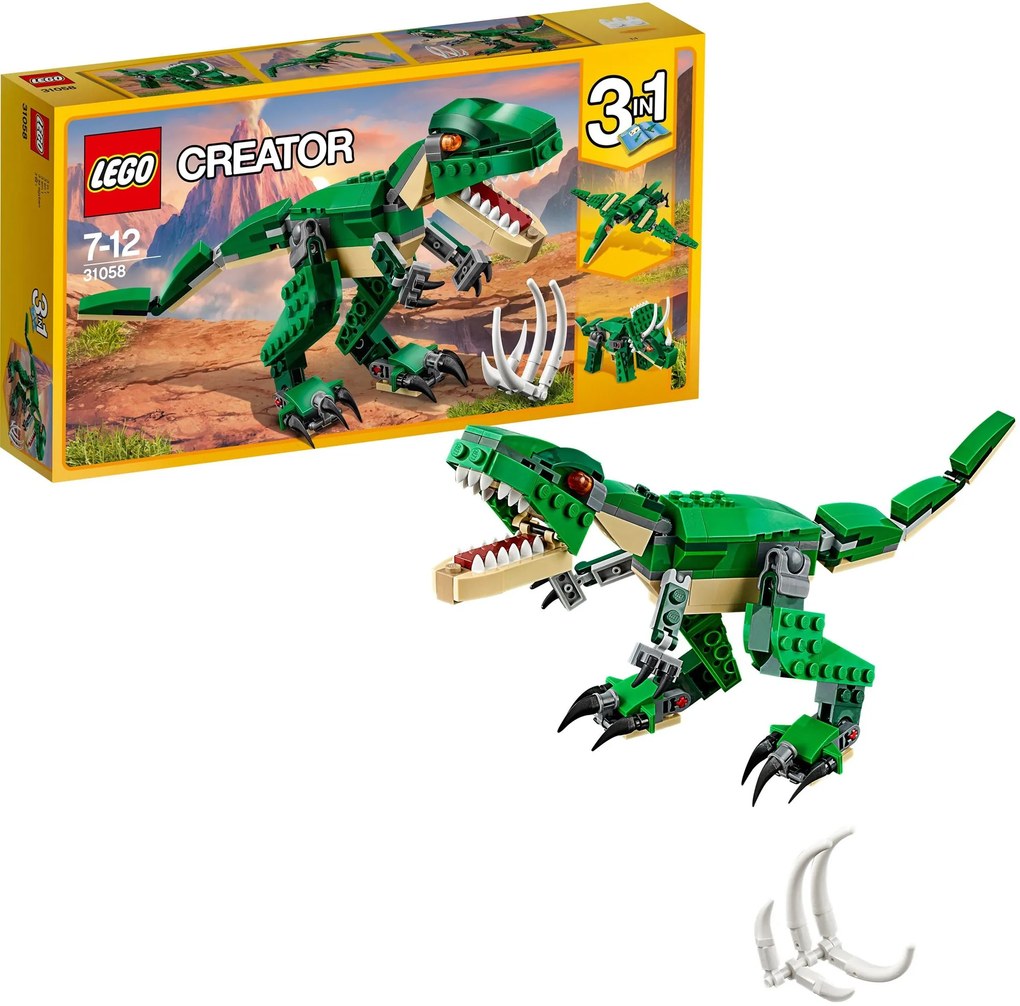 Lego stavebnice lego creator 3 v 1 31058 úžasný dinosaurus