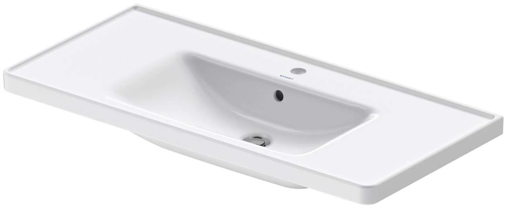 Duravit D-Neo - Umyvadlo 100x48 cm, 1 otvor pro baterii, bílá 2367100000