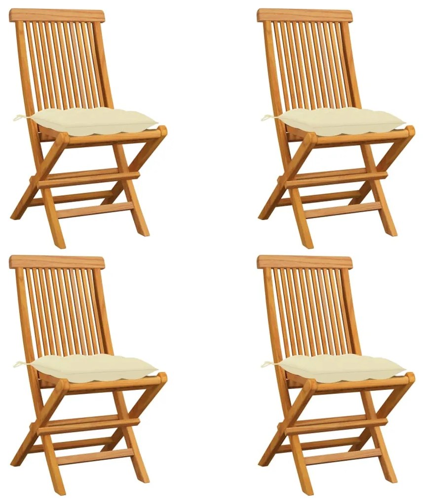 Zahradní židle s antracitovými poduškami 8 ks masivní teak