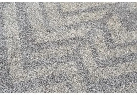 koberec SOFT 8028 ETHNO JEDLE, hnědá béžová velikost 160x220 cm | krásné koberce cz