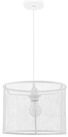 Nova Luce Závěsné svítidlo NET bílá hliník bílá kabel E27 1x12W