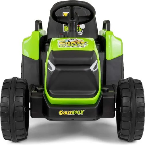 Elektrický traktor s přívěsem Rolly zelený