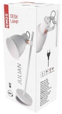 Stolní lampa JULIAN bílá