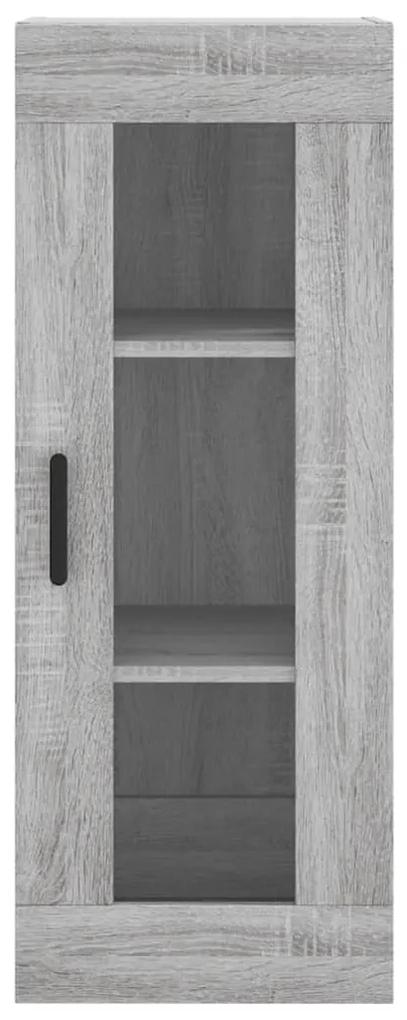 Skříň highboard šedá sonoma 34,5 x 34 x 180 cm kompozitní dřevo
