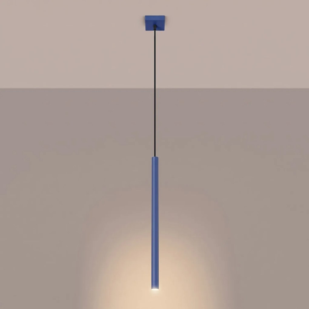Sollux Lighting Závěsné svítidlo PASTELO 1 ultramarínové