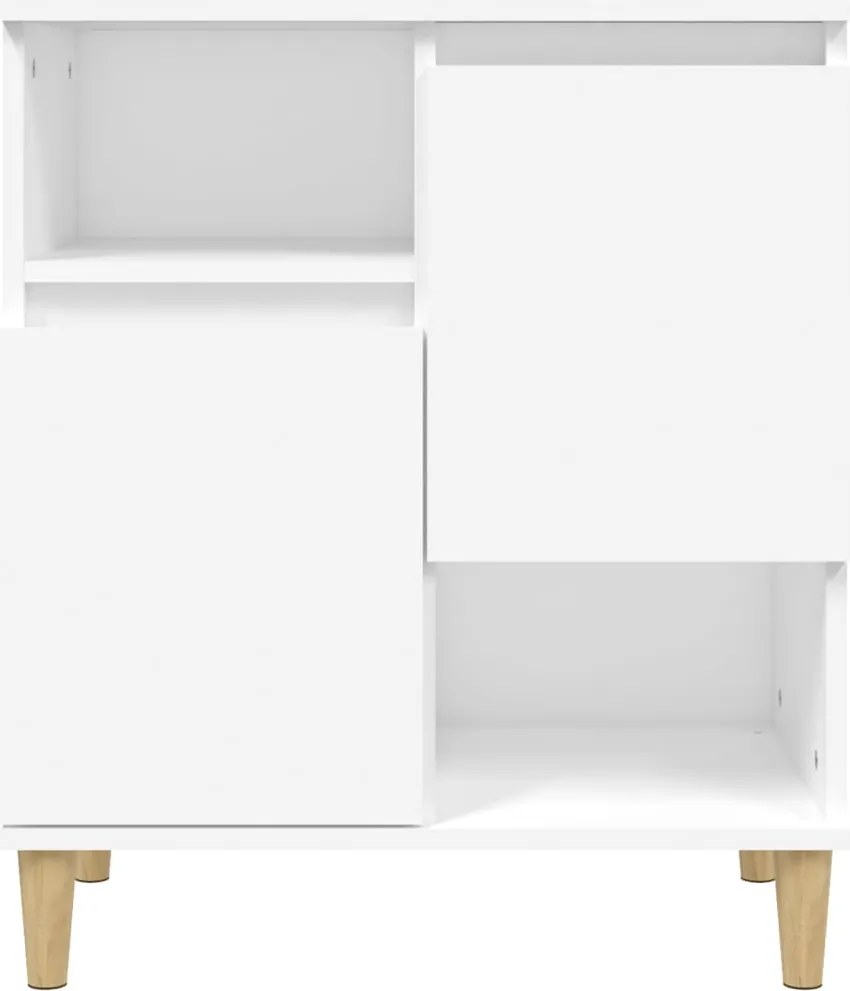 Příborníky 3 ks bílé 60 x 35 x 70 cm kompozitní dřevo 3185735