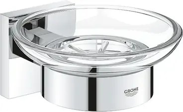 Grohe QuickFix Start Cube - Mýdlenka s držákem sklo/chrom