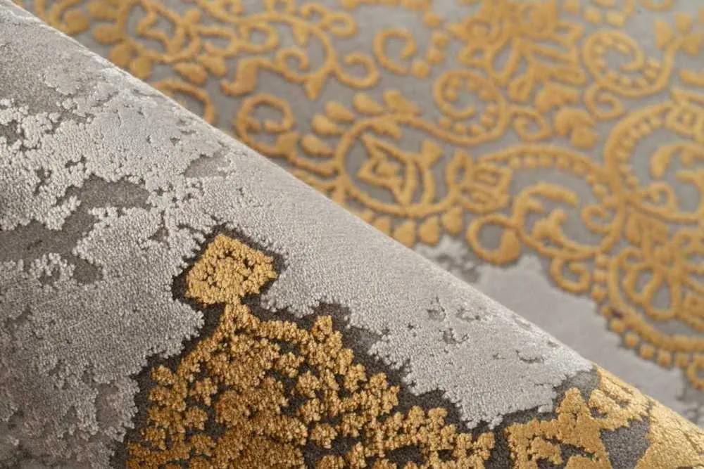 Lalee Kusový koberec Elegance 901 Gold Rozměr koberce: 80 x 150 cm