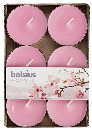 Bolsius Aromatic Čajové Maxi 6ks Magnolia vonné svíčky