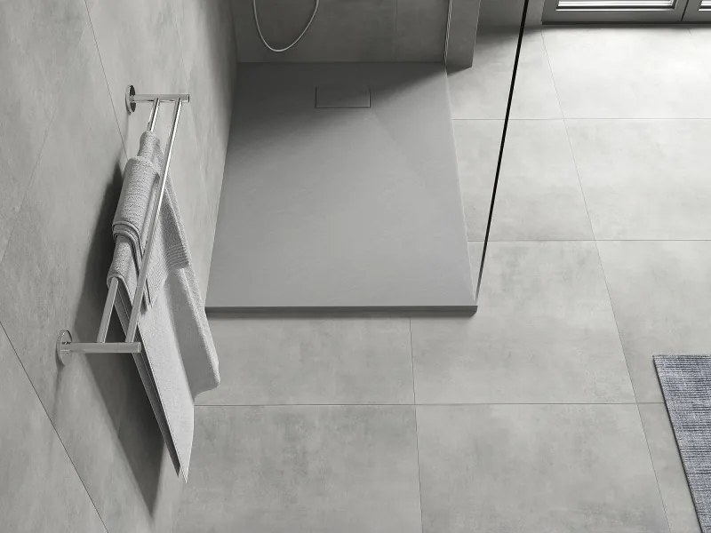 Mexen Hugo, SMC obdélníková sprchová vanička 110 x 90 cm, šedá, 42619011