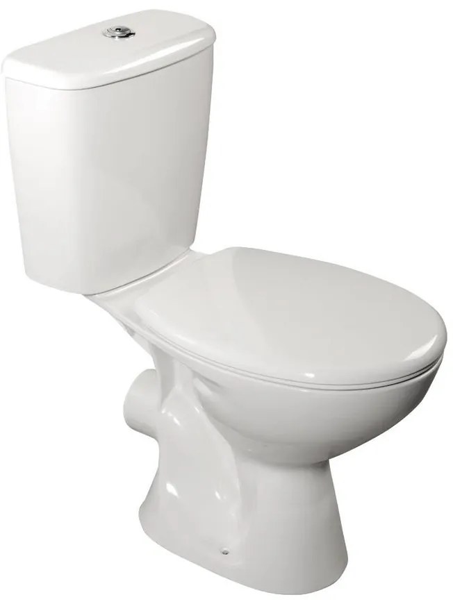 Aqualine, JUAN WC kombi mísa s nádržkou včetně splachovací soupravy, zadní odpad, LC2154