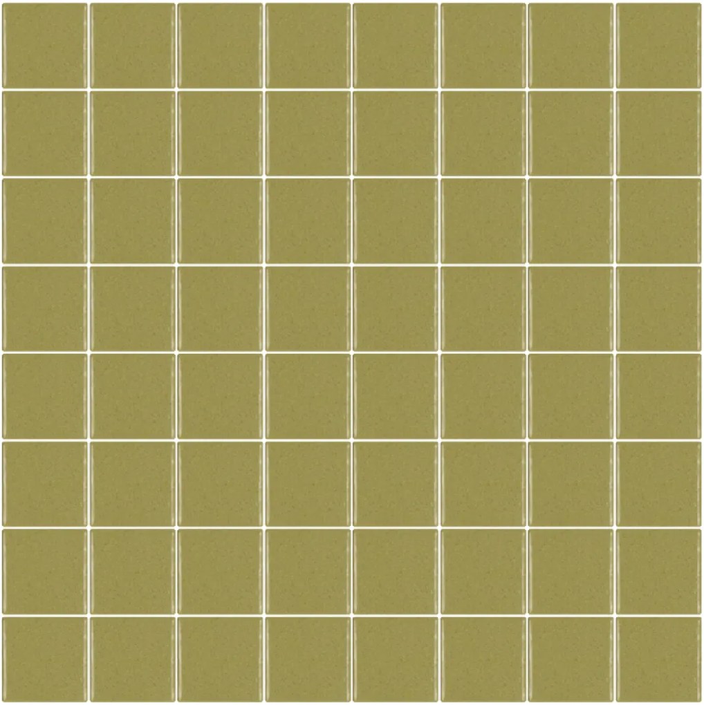 Hisbalit Skleněná mozaika zelená Mozaika 337B LESK 4x4  4x4 (32x32) cm - 40337BLH