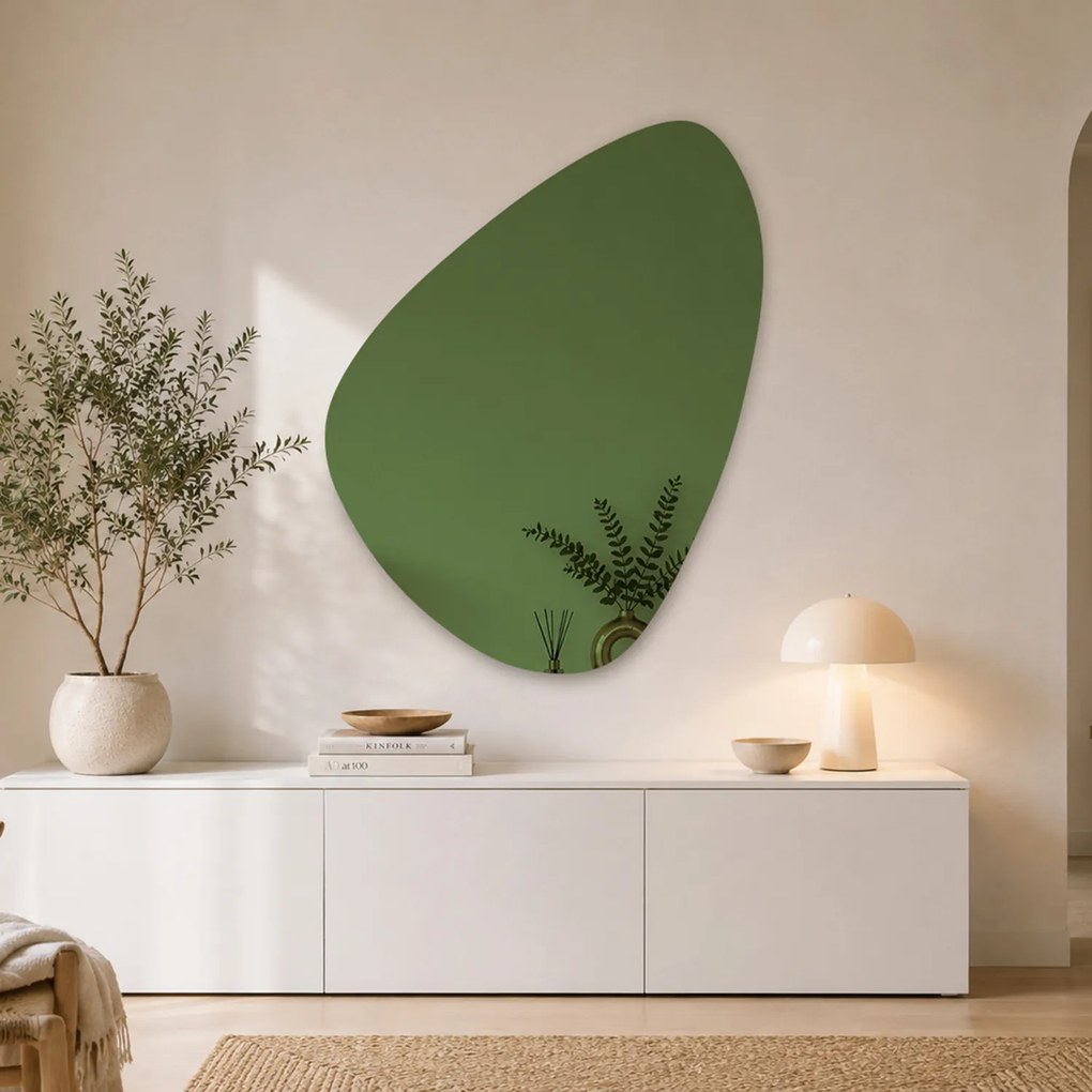 Zelené zrcadlo Base B36 45×57