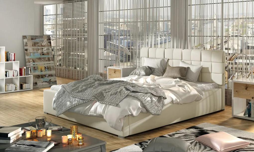Čalouněná postel GRAND - Soft 33 - 200x200cm - Dřevo