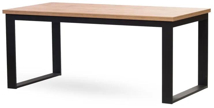 Stima Stůl 970 s kovovou podnoží Rozměr: 140x80 + 2x40 cm, Odstín: Dub Wotan