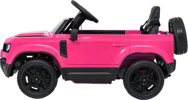 Elektrické autíčko Land Rover Defender růžové