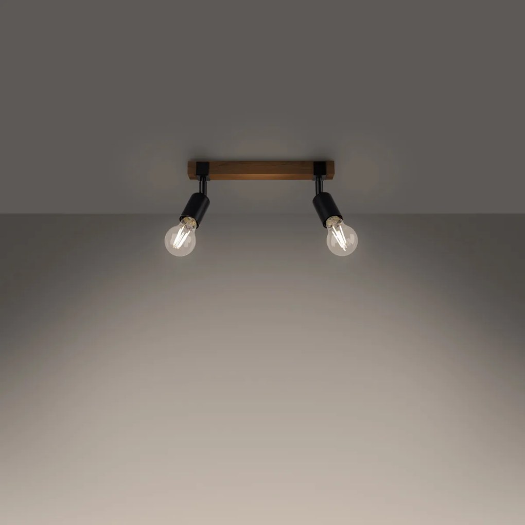 Sollux Lighting Stropní svítidlo ZUCA 2 černé